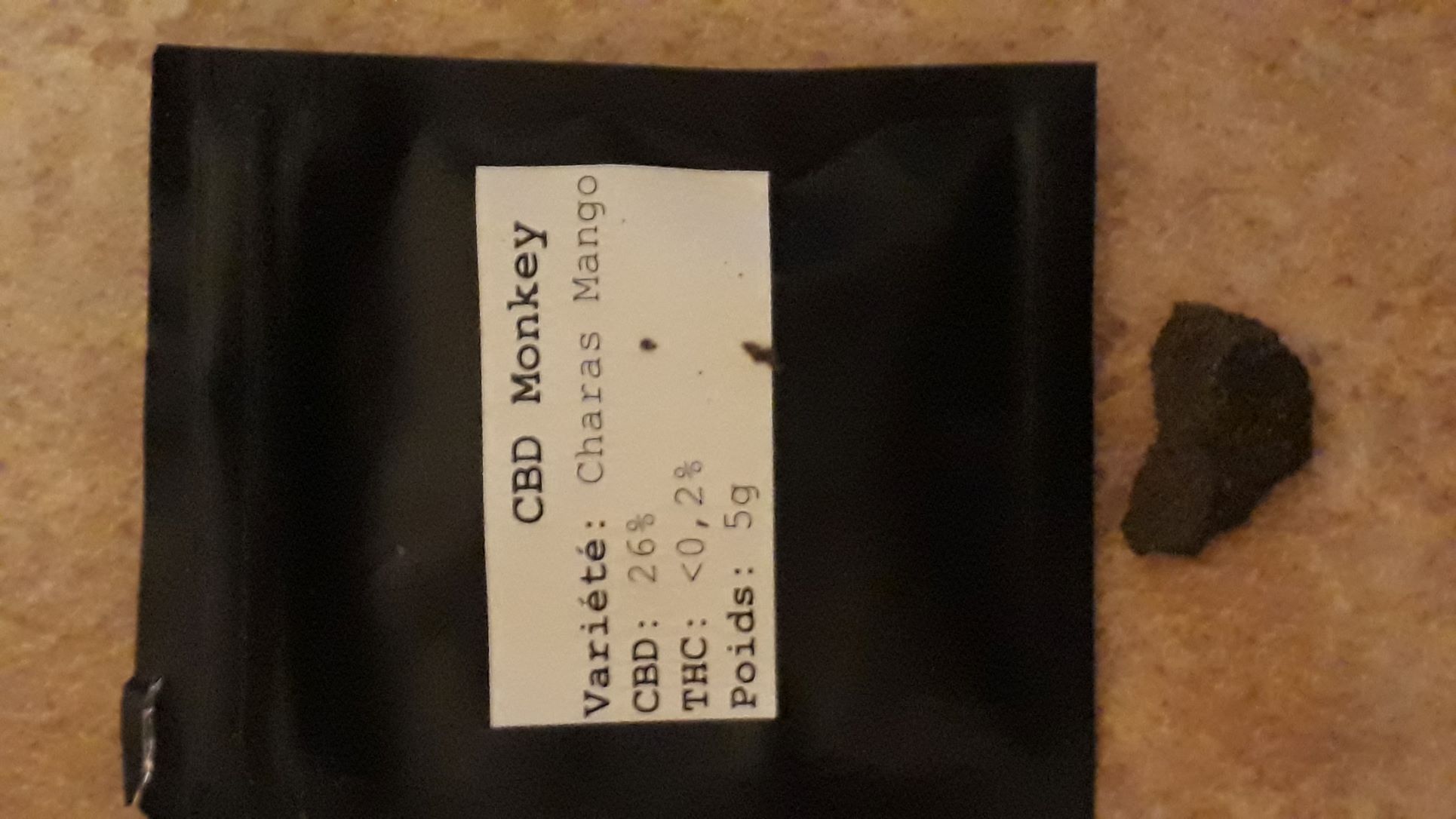 Charas Mango CBD 25% - Résine CBD de qualité Charas Mango CBD 25% - Résine CBD de qualité