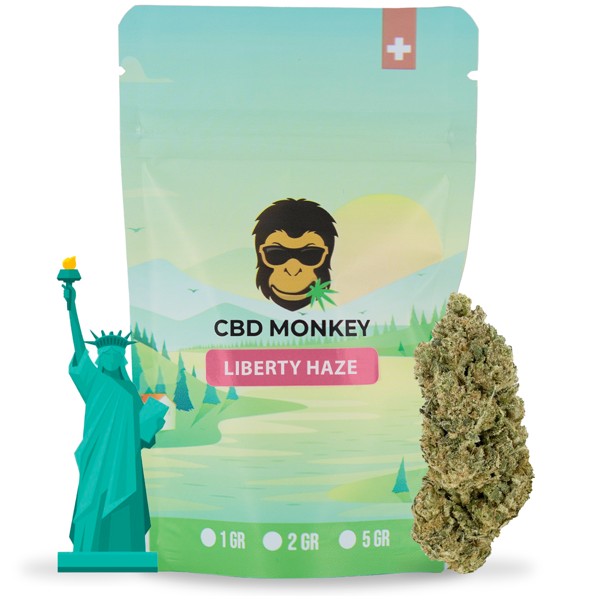 Liberty Haze CBD 19% - Fleur CBD premium fruitée | CBD Monkey